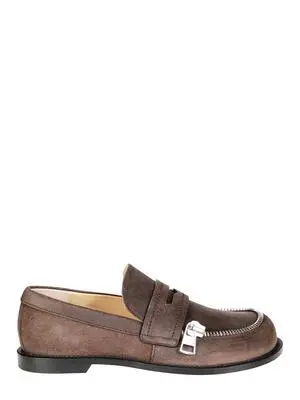 JW Anderson JW ANDERSON Biker Moccasin Loafers Grigio