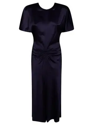 Victoria Beckham Bela Midi Dress - Blu
