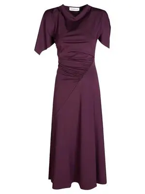 Victoria Beckham Cap Sleeve Sheath Dress - Nero