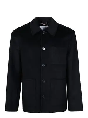 AMARANTO Jacket Over Shirt - Nero