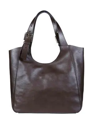 Furla Dora L Tote Handbag Shoulder Bag - Marrone