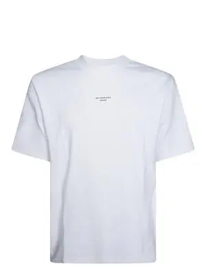Drole De Monsieur Classic Slogan T-shirt - Bianco