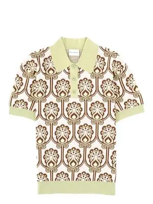 Drole De Monsieur Patterned Polo Shirt - Multicolour