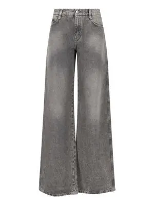 Ermanno Scervino Wide-leg Jeans - Black