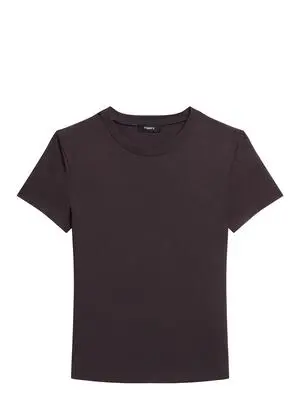 Theory Organic Cotton Tiny T-Shirt Brown