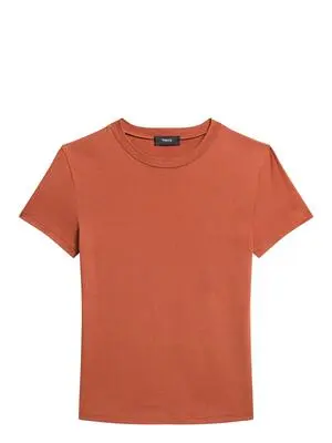 Theory Organic Cotton Tiny T-Shirt Red