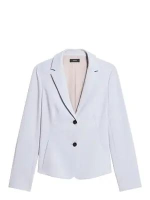 Theory Crepe Shaped Blazer - Blue