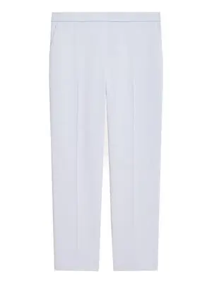 THEORY Treeca Crepe Cropped Pull-On Pants