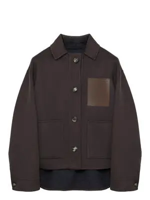 Loewe Wool-cashmere Workwear Jacket - Brown