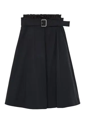 Loewe Layered Midi Skirt - Black