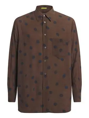 Paul Smith Polka-dot Shirt - Brown