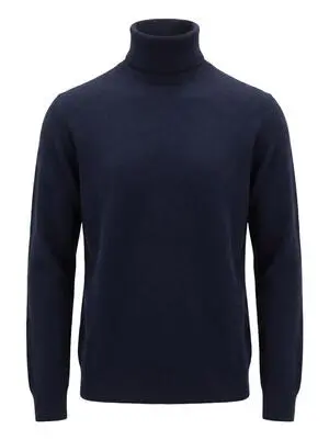 DRUMOHR Roll-neck Long-sleeve Sweater - Blue