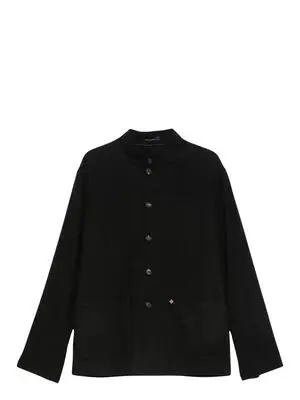 Tagliatore Mandarin-collar Button-fastening Blazer - Blue