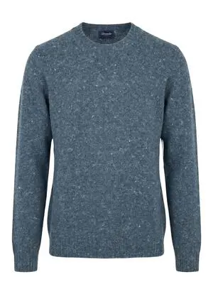 DRUMOHR Drumohr Flecked-Knit Wool Sweater