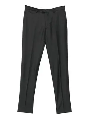 Tagliatore Pocket Belt-loop Trousers - Black