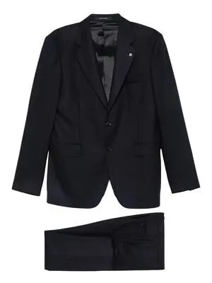 Tagliatore Single-breasted Buttoned Suit - Blue