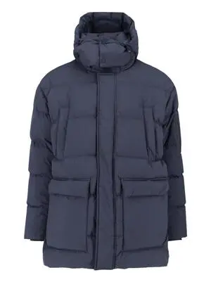 Herno Hooded Puffer Jacket - Blue