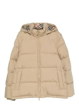 Burberry Bideford Check-lining Hooded Jacket - No
