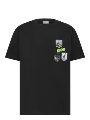 Dior Mountain T-shirt, Relaxed Fit - Black