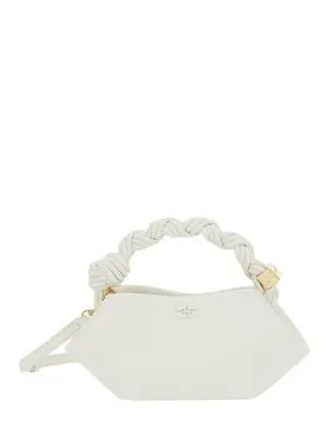 GANNI Ganni Bou Mini Tote Bag Egret
