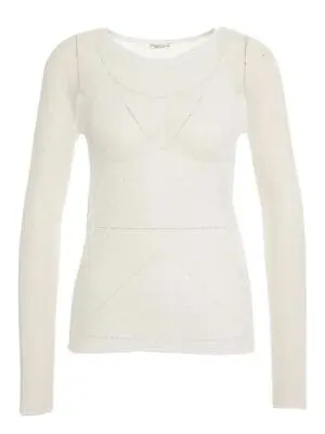 ROBERTO COLLINA Openwork Lace-effect Jumper - No