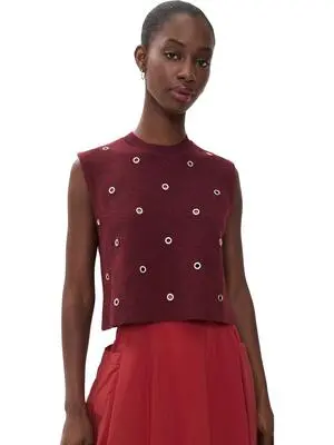 Rachel Comey Vega Alpaca Pullover - Garnet