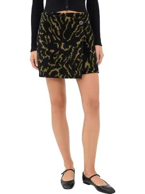 Ulla Johnson Leyla Wool Miniskirt - Amber