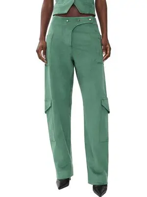 Alexis Delphos Faux Suede Pants - Evergreen