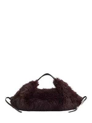 3.1 Phillip Lim Faux Fur Luna Bag - Espresso
