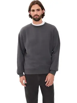 Beyond Yoga Luxefleece Crewneck Pullover - Black Ash