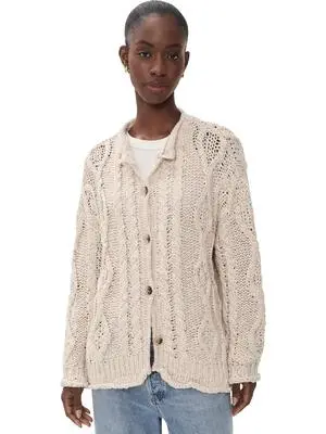 FREE PEOPLE Free People Opal Cable Knit Cardigan
