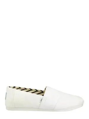 Toms Alpargata Cotton Slip-ons - White