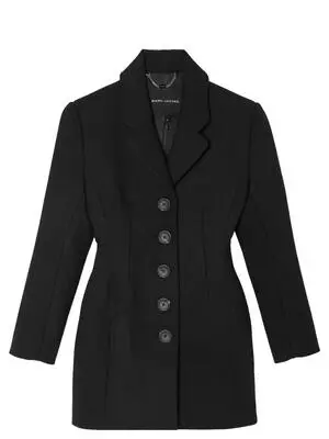 Marc Jacobs Notched-lapel Button-up Mini Blazer Dress - Black
