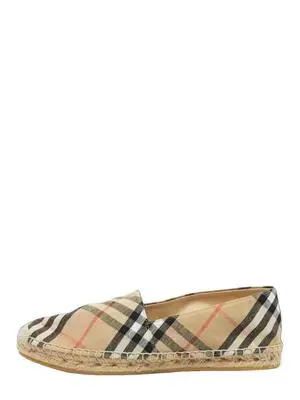 Burberry Check Mews Espadrilles - Neutrals