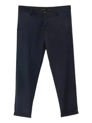Imperial Straight-leg Turn-up Trousers - Blue