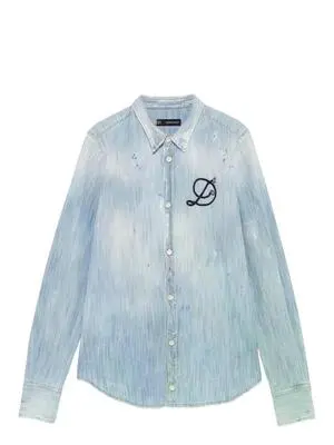 Dsquared2 2000s Logo-patch Shirt - Blue