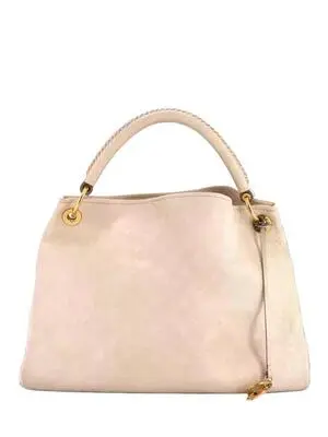 LOUIS VUITTON Artsy Monogram Empreinte Leather Mm Hobo Bag - Neutrals