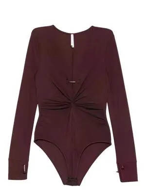 IMPERIAL Twist-Detail V-Neck Bodice