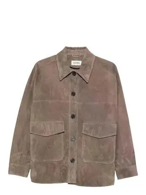 ARMA Arma Kaylee Suede Leather Shirt