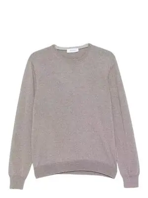 GRAN SASSO Gran Sasso Crew-Neck Long-Sleeve Pullover Grey