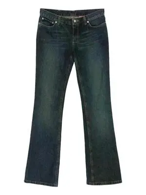 John Richmond 2000s Rich Appliqué Jeans - Blue