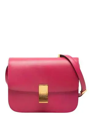 Celine Celine 2013 Medium Calfskin Classic Box Cross Body Bag Pink