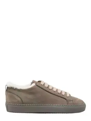 DOUCAL'S Doucal's Jessie Shearling-Trim Sneakers