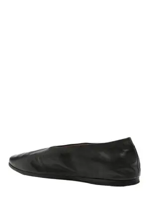 Marsèll Leather Ballet Flats - Black