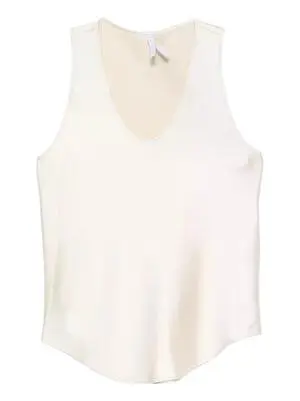Imperial Satin-finish Racerback Top - Neutrals