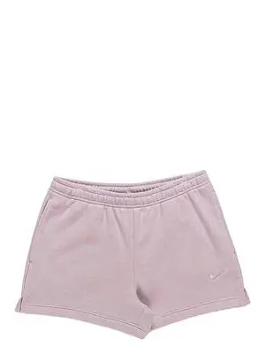 Nike Studio Fleece Mid-rise Shorts - Pink