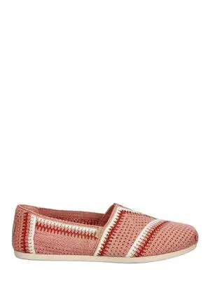 TOMS Alpargata Crochet-Knit Striped Espadrilles