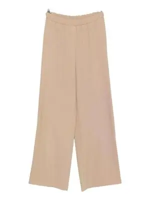Imperial Wide-leg Palazzo Pants - Neutrals