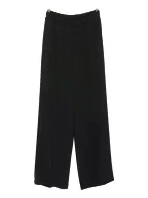 Imperial Elasticated Wide-leg Palazzo Pants - Brown