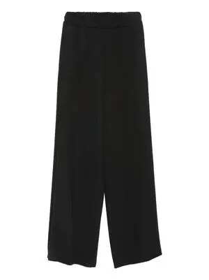 Imperial Elasticated Wide-leg Palazzo Pants - Brown
